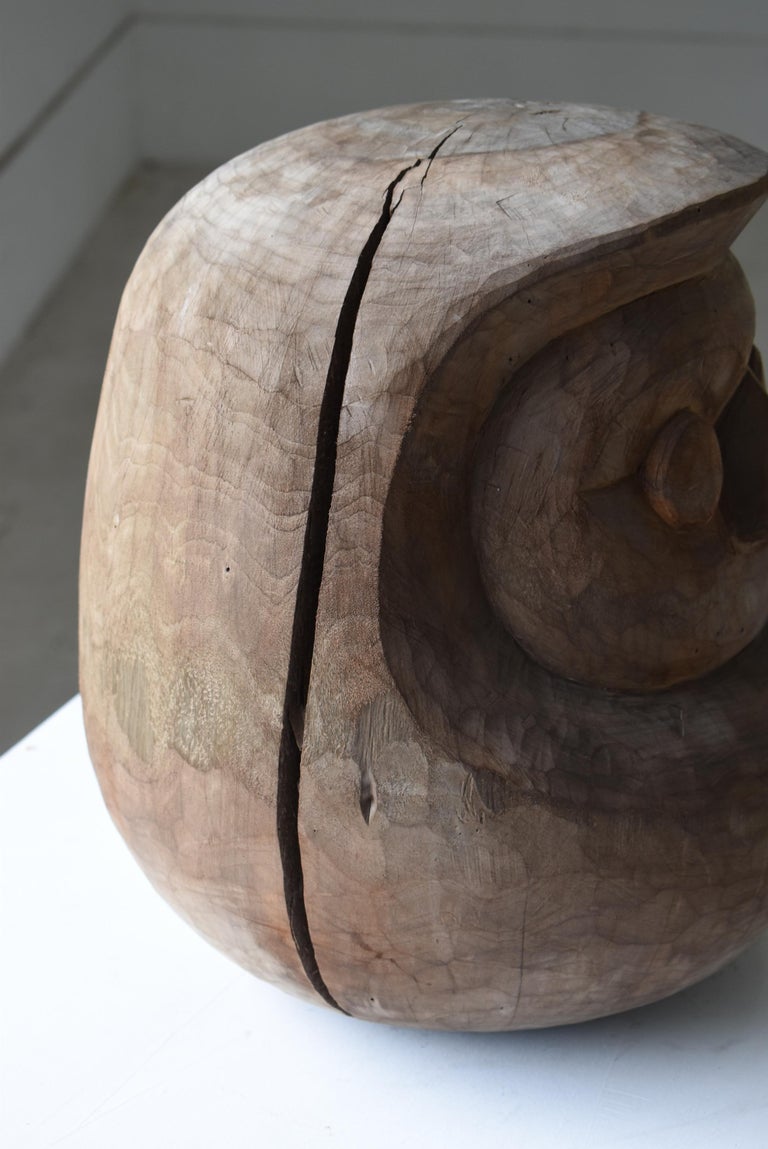 Japanese Antique Wood Carving Large Daruma 1860s-1920s / Wabi Sabi ...