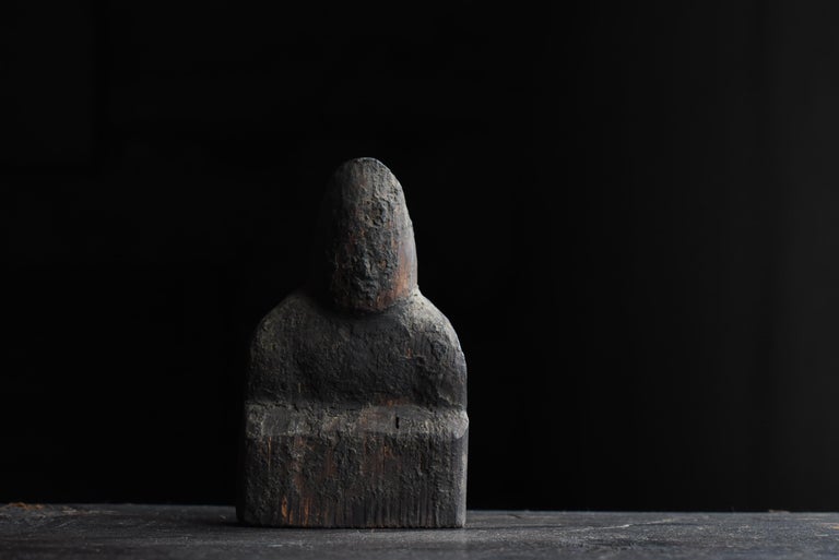 Japanese Antique Wood Carving Male God 1600s-1700s / Figurine Object ...