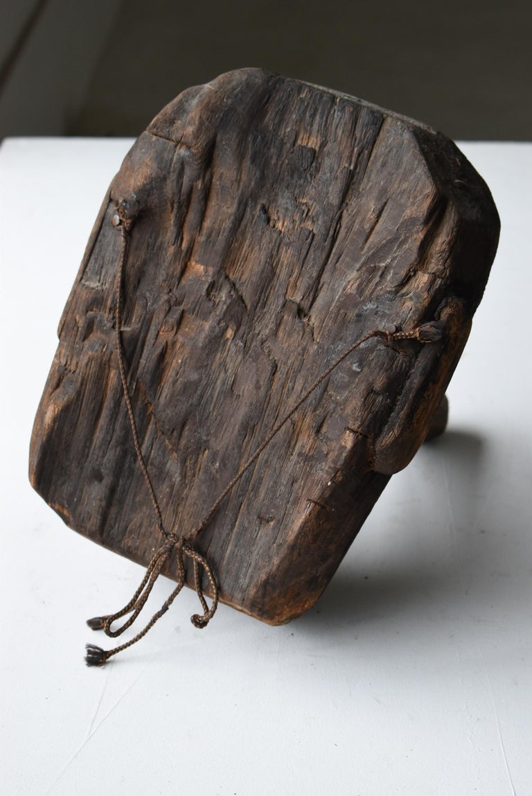 Japanese Antique Wood Carving 'Tengu' 1800s-1860s/Folk Art Braggart ...