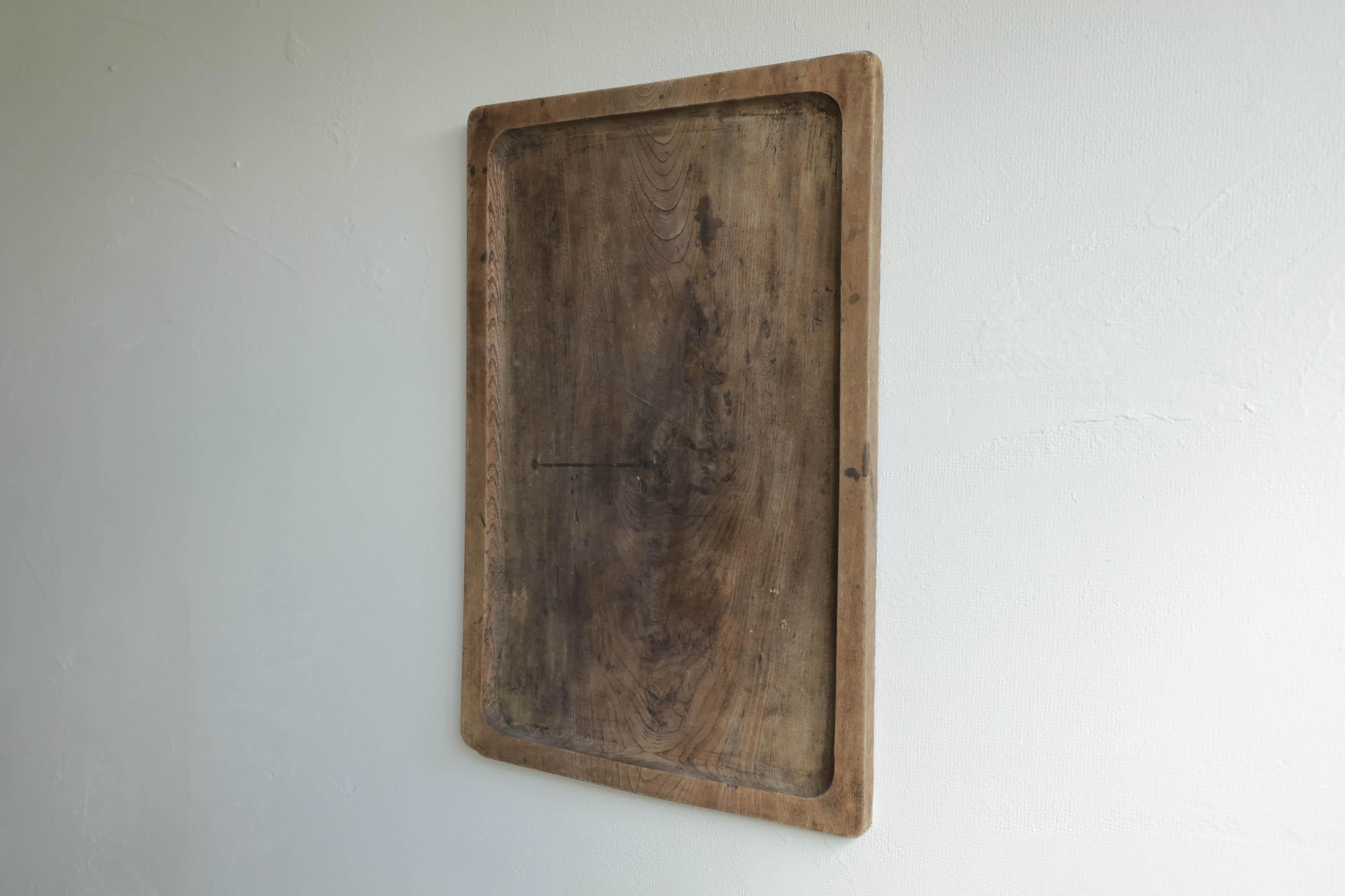 Japanese Antique Wooden Board, "Abstract Sculptures", Wabi-Sabi, Mingei ...