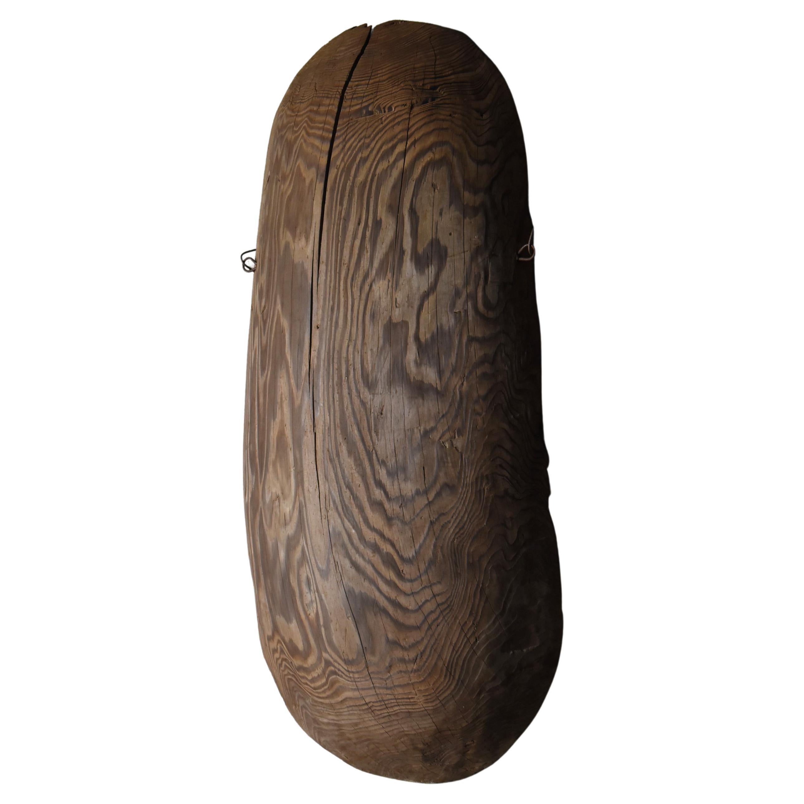 Japanese Antique Wooden Bowl 1860s-1900s / Wabi Sabi Primitive Object ...