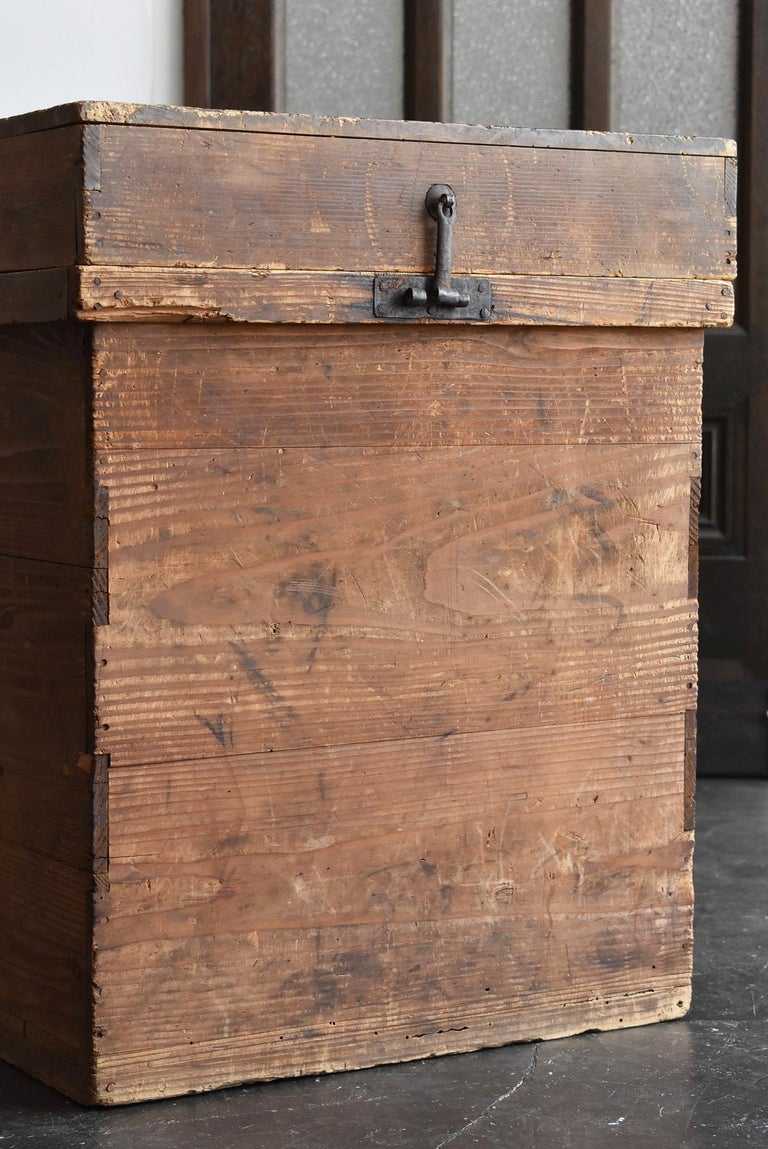 Japanese Antique Wooden Box / Backpack Type / Coffee Table / Square ...