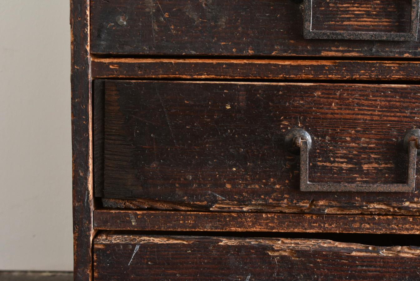 Japanese Antique Wooden Drawers/1868-1920/Wabisabi Chest of Drawers For ...