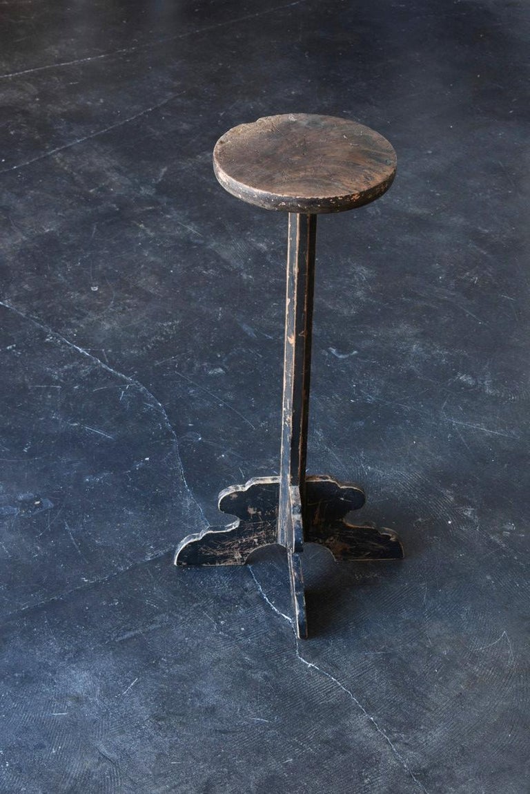 Japanese Antique Wooden Flower Stand / 1912-1940 / Exhibition Table at ...
