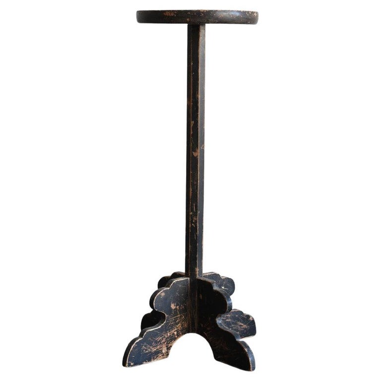 Japanese Antique Wooden Flower Stand / 1912-1940 / Exhibition Table at ...