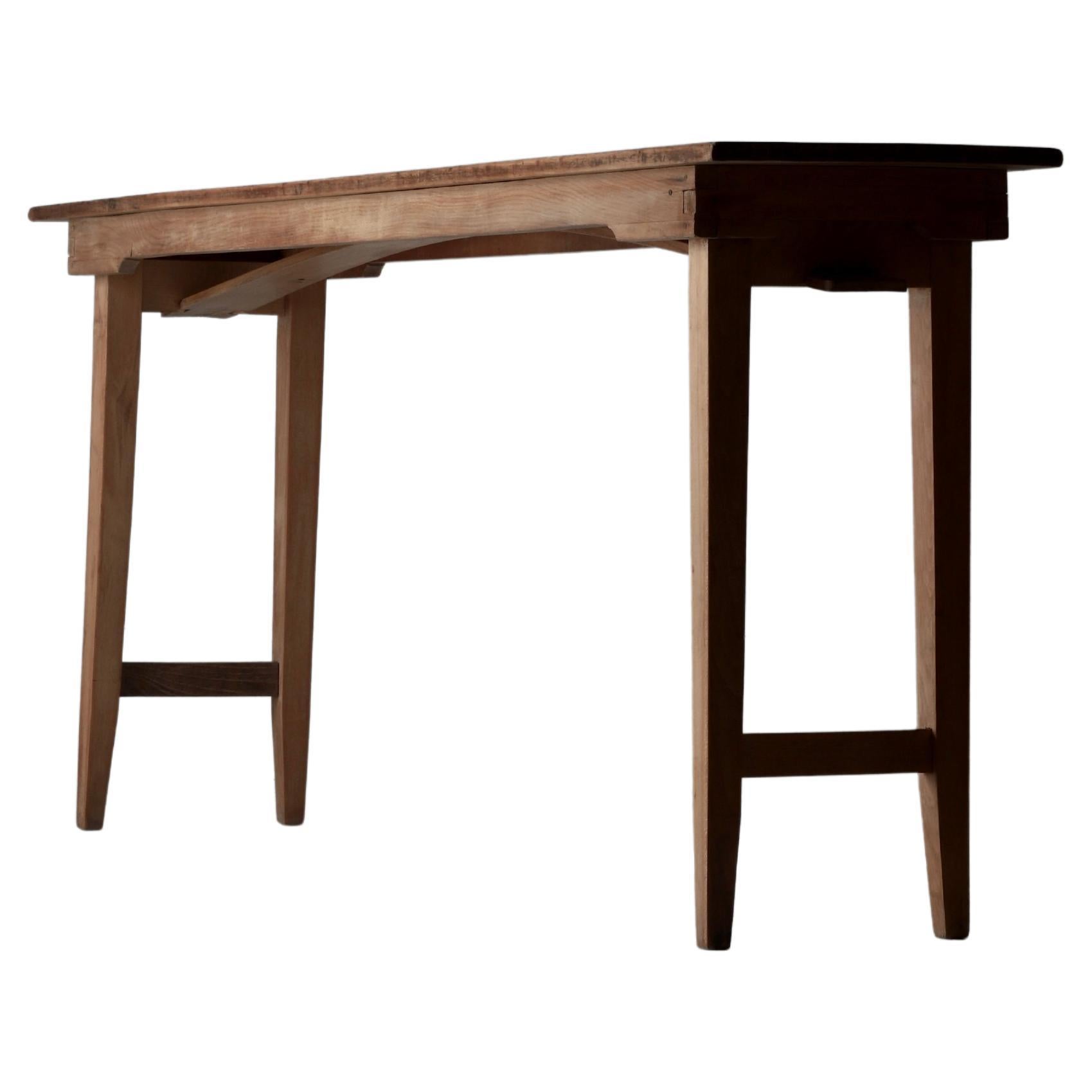 Japanese Antique Wooden Folding Table / Early Showa Period / WabiSabi ...