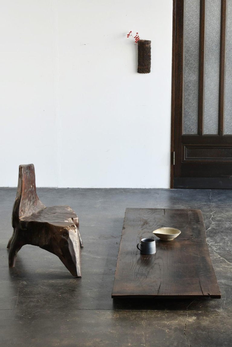 Japanese Antique Wooden Large Low Table / 1868-1920 / Sofa Table For ...