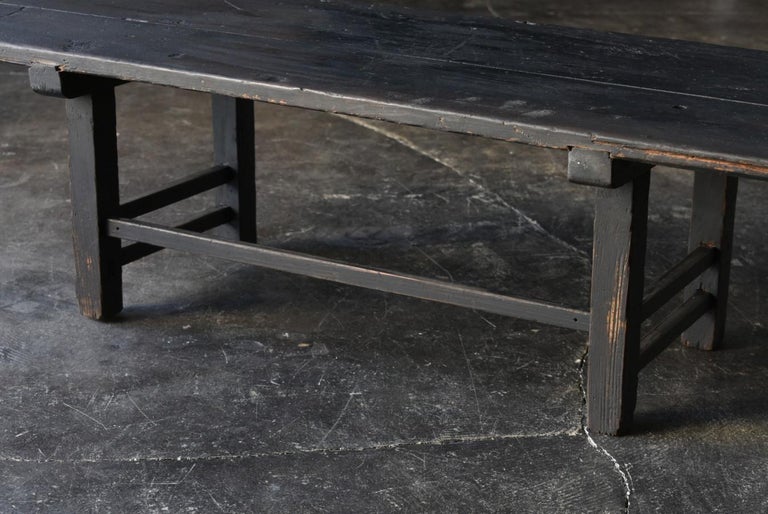 Japanese Antique Wooden Low Table /1800-1912 'Edo-Meiji Period'/Wabi ...