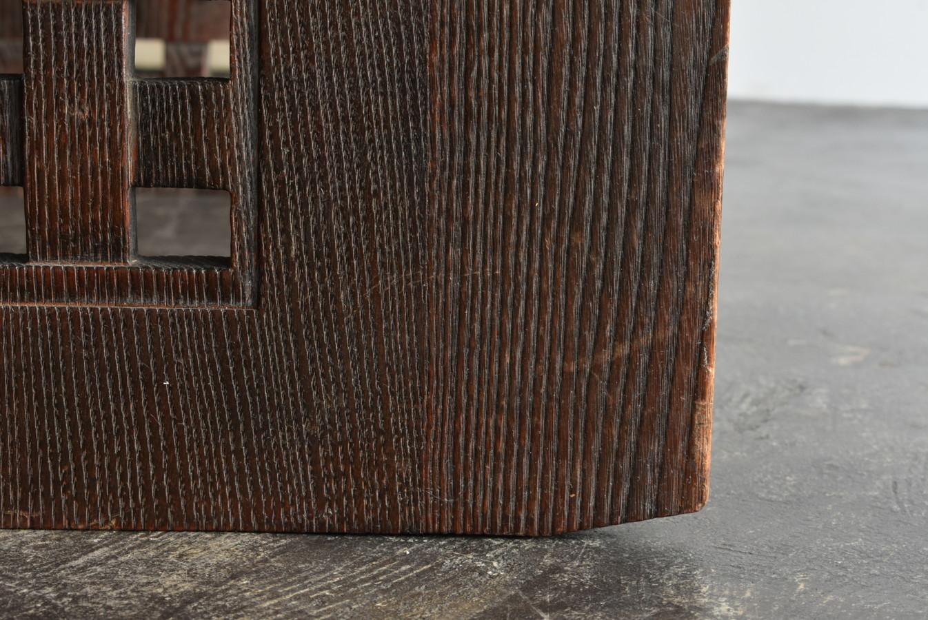 Japanese Antique Wooden Low Table/1900-1940/Beautiful Wood Grain Table ...