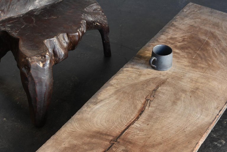 Japanese antique wooden low table/primitive sofa table/1870-1920 For ...