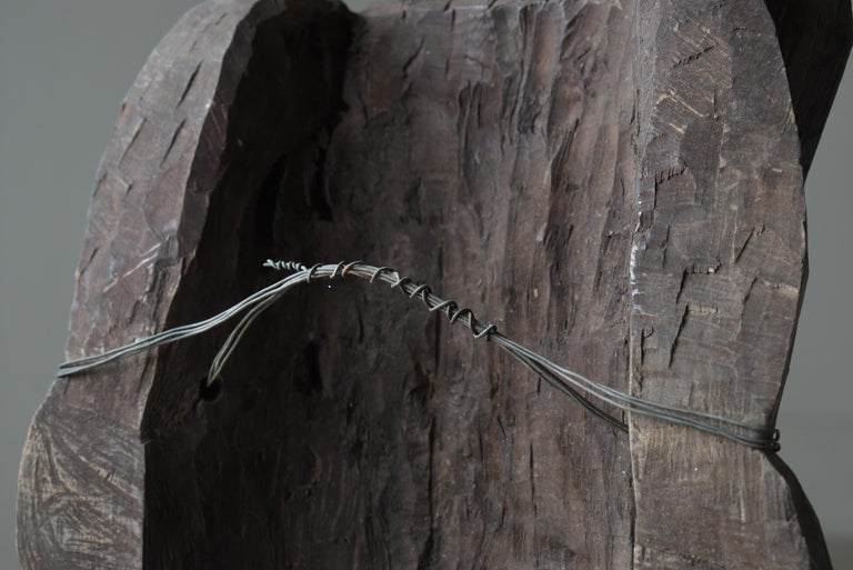Japanese Antique Wooden Mask 1860s-1920s / Mingei Wabi Sabi Sculpture ...