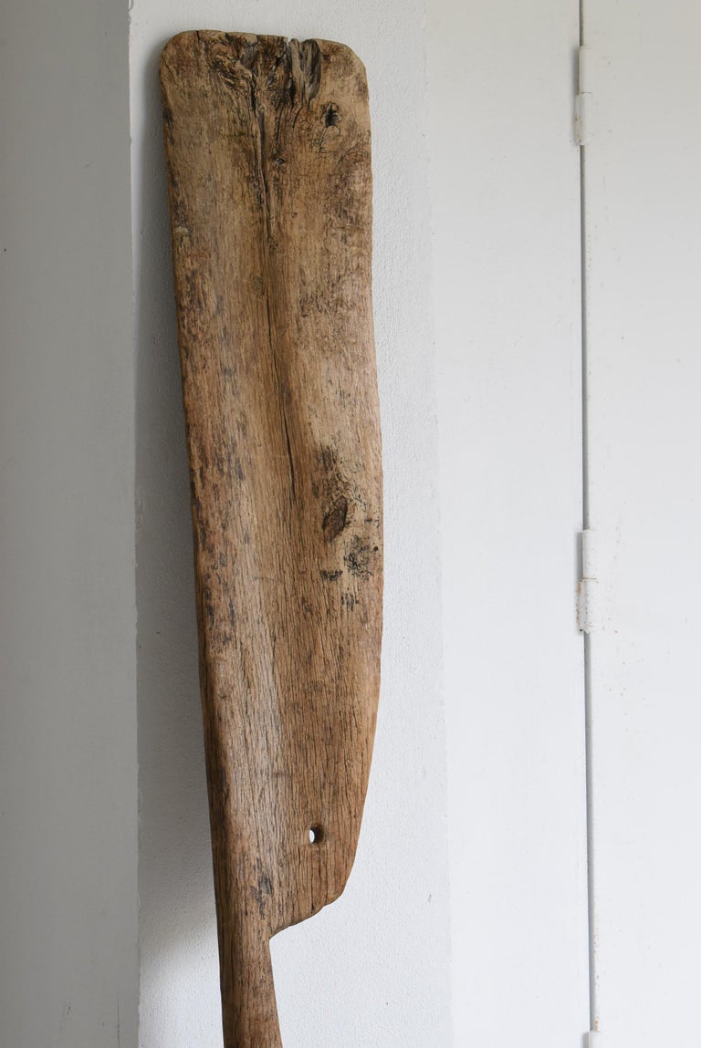 Japanese Antique Wooden Oar 1800s-1860s / Folk Tools Wabisabi Mingei ...