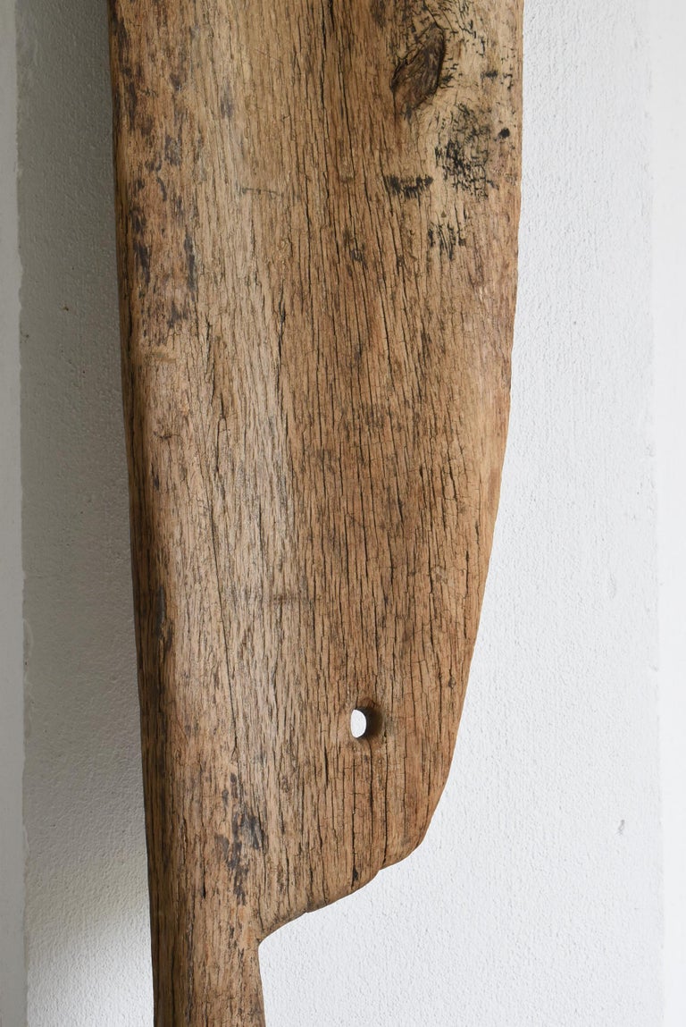 Japanese Antique Wooden Oar 1800s-1860s / Folk Tools Wabisabi Mingei ...