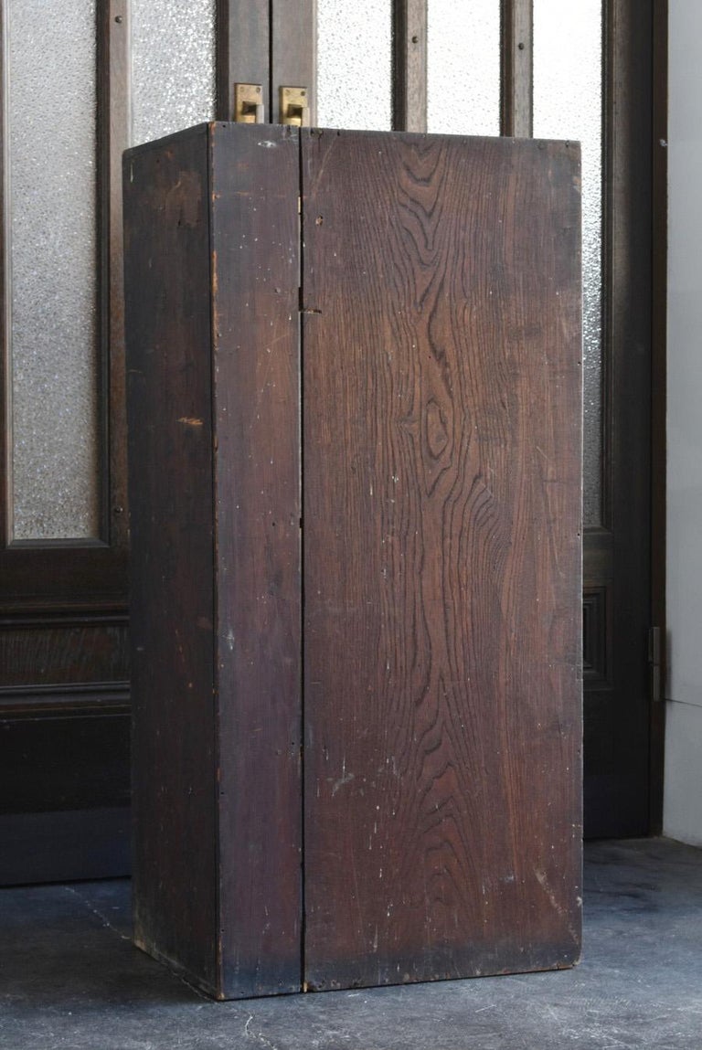 Japanese antique wooden shelf /1886/Meiji era/wabisabi storage shelf ...
