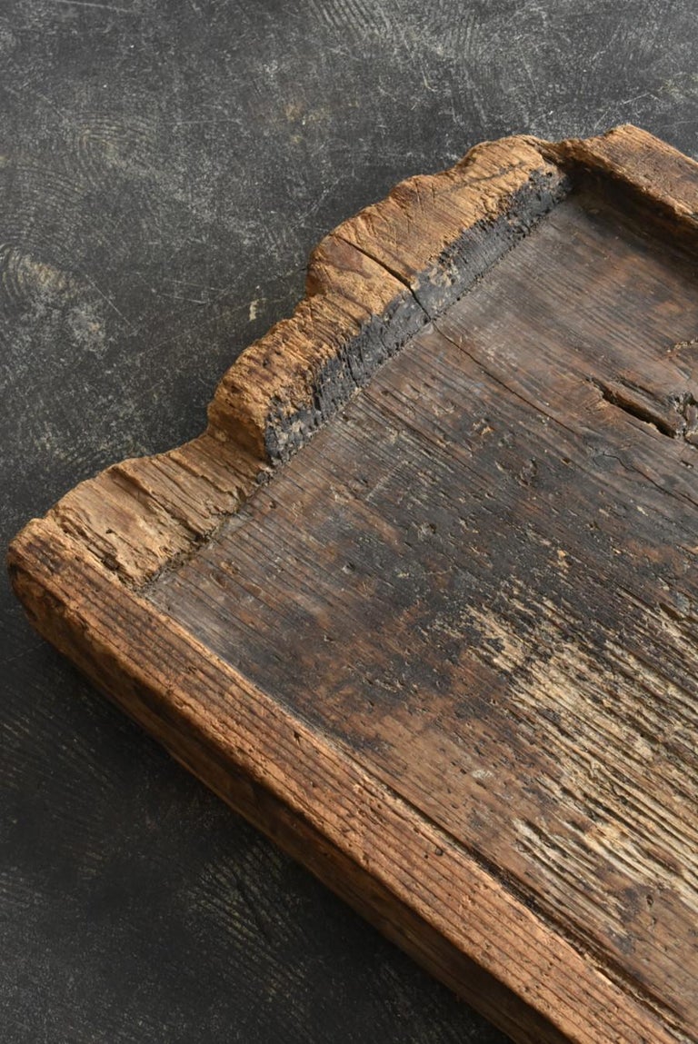 Japanese Antique Wooden Wabi-Sabi Board/Wall Hanging Board/Table Top ...