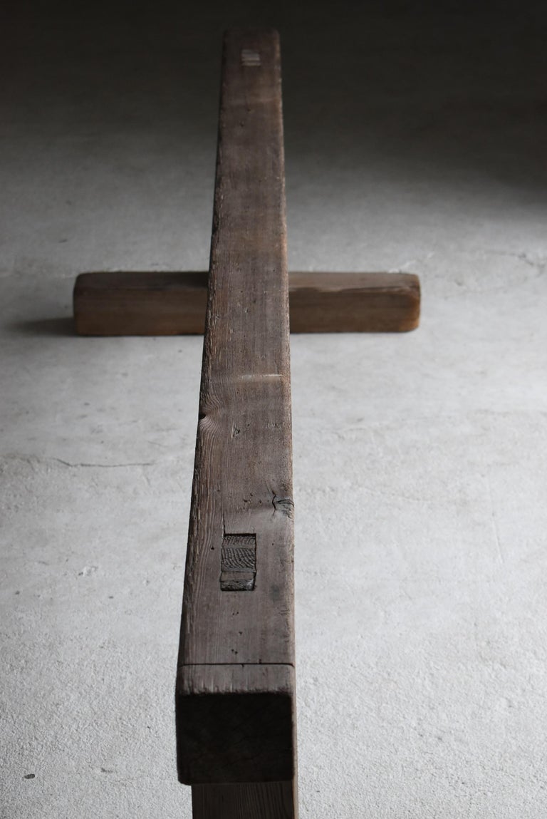 Japanese Antique Work Bench 1920s-1940s/Long Chairs Seating Wabisabi ...