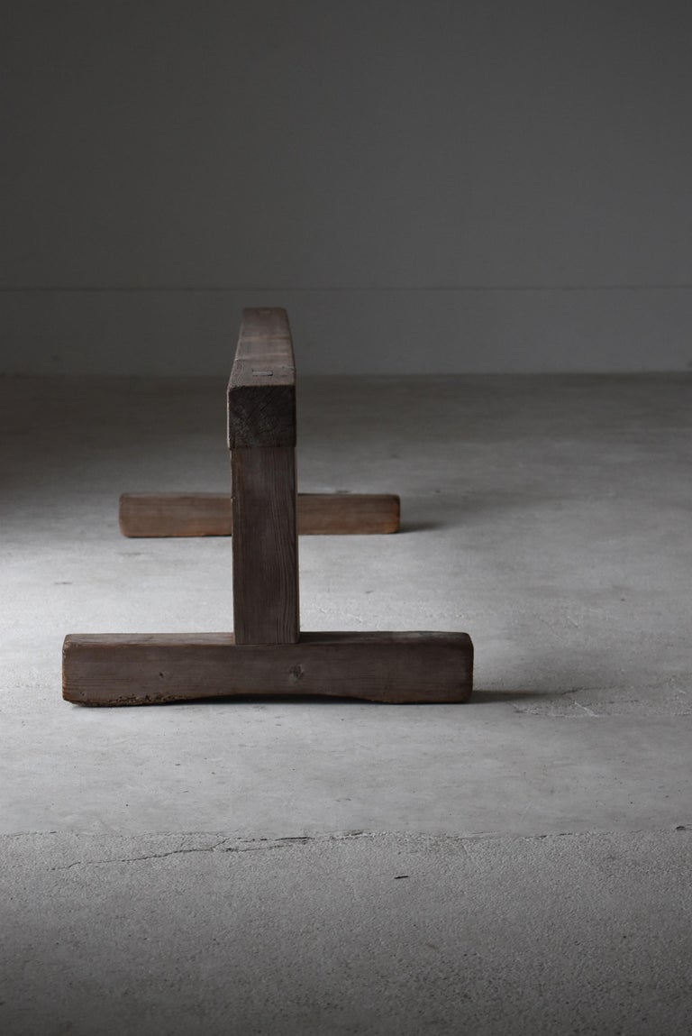 Japanese Antique Work Bench 1920s-1940s/Long Chairs Seating Wabisabi ...