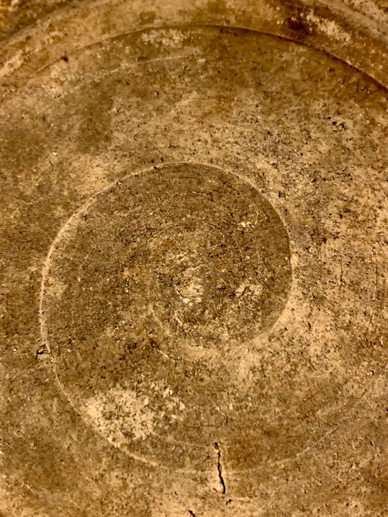 Japanese Ao-Oribe Glazed Stoneware Dish, Early Edo Period, 17th Century ...