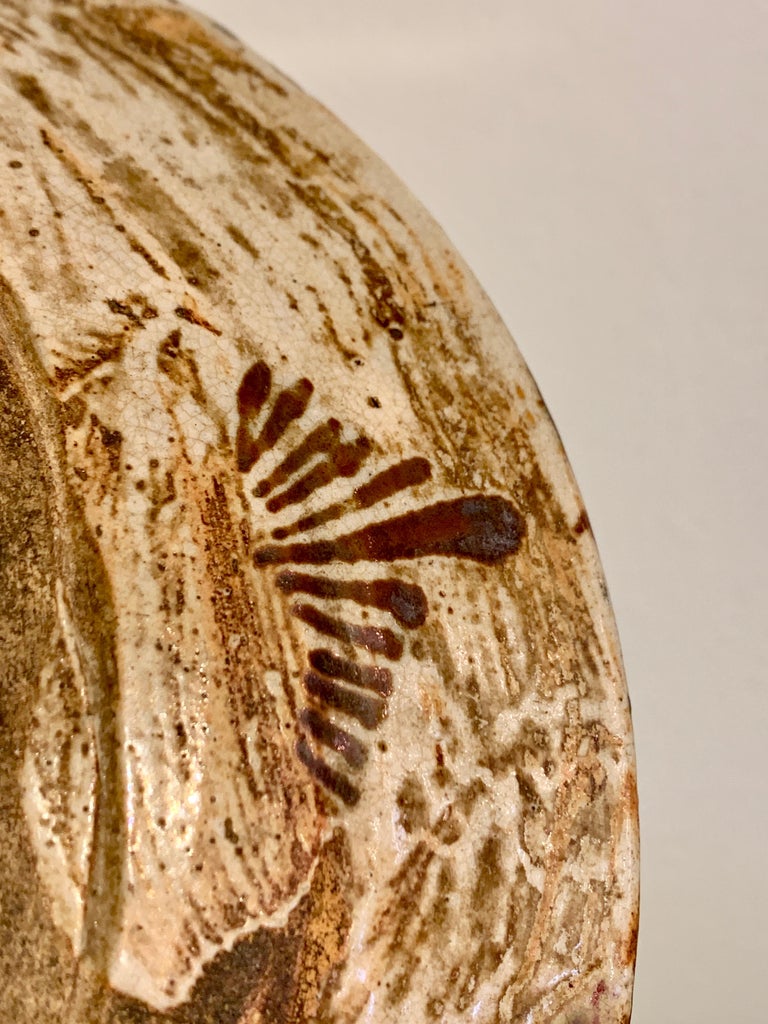 Japanese Ao-Oribe Glazed Stoneware Dish, Early Edo Period, 17th Century ...