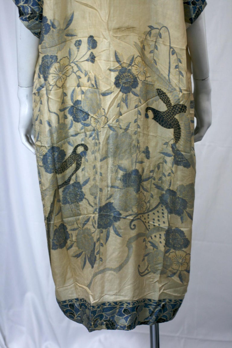 Japanese Art Deco Silk Pongee Loungewear at 1stDibs | japanese loungewear