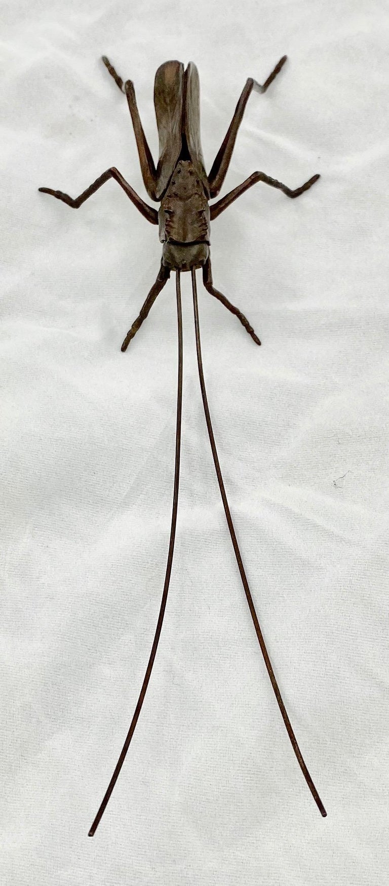Japanese Articulated Okimono in the Shape of a Grasshopper, Early 20th ...