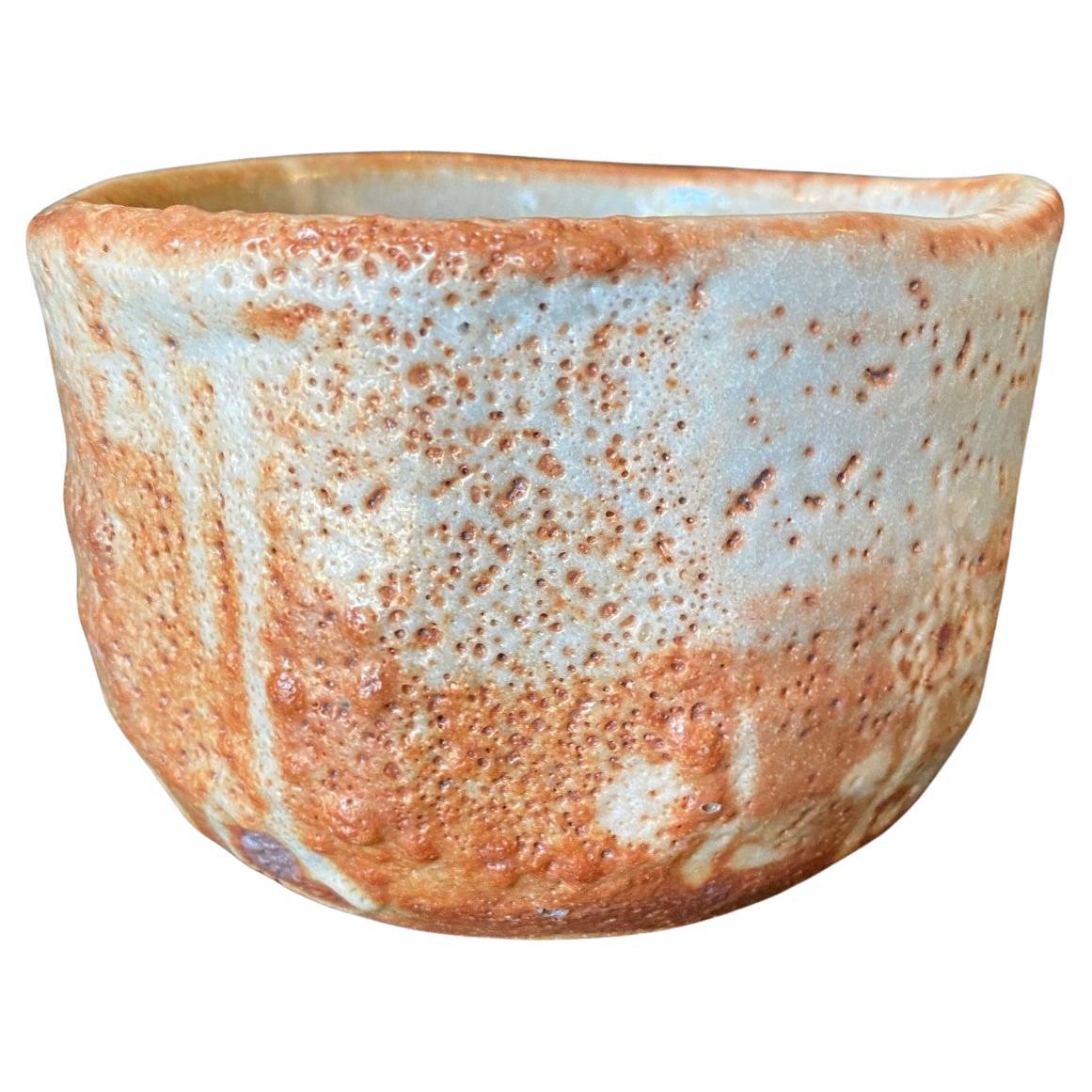 Japanese Asian Antique Shino Yaki Ware Studio Pottery Wabi-Sabi Chawan ...
