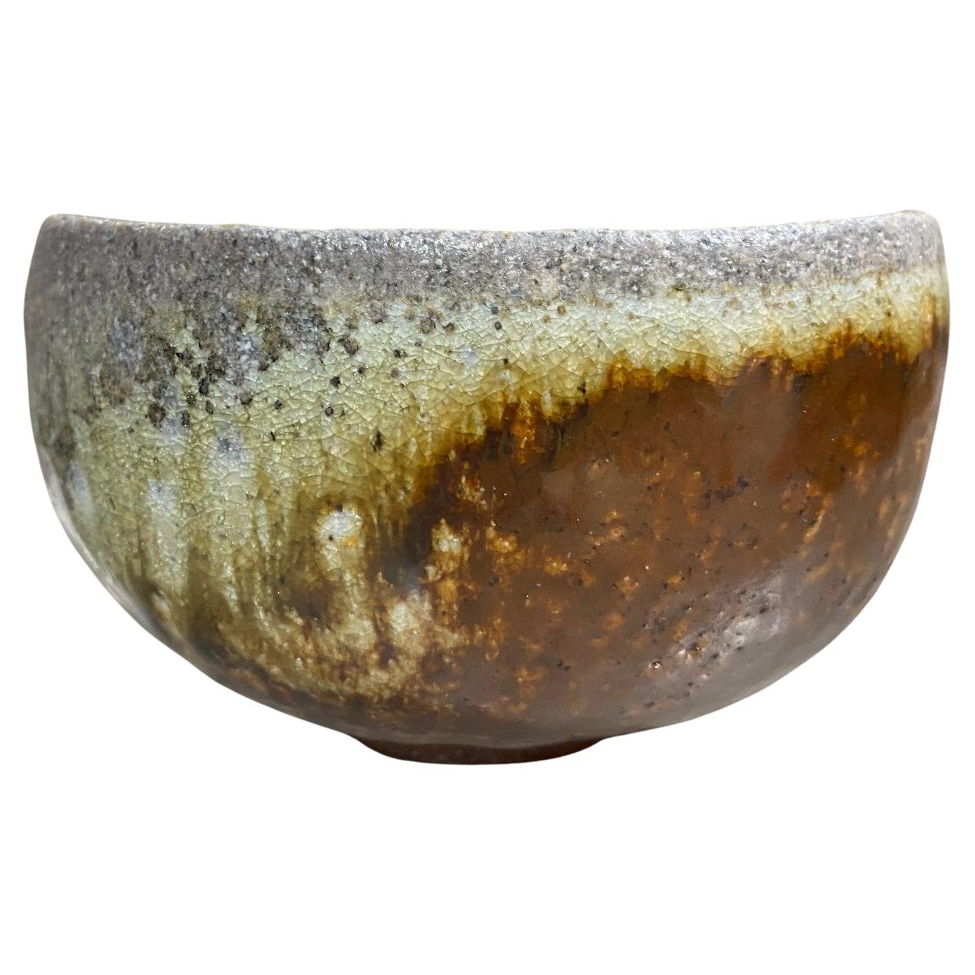 Japanese Asian Shino Hagi Yaki Ware Studio Pottery Wabi-Sabi Chawan Tea ...