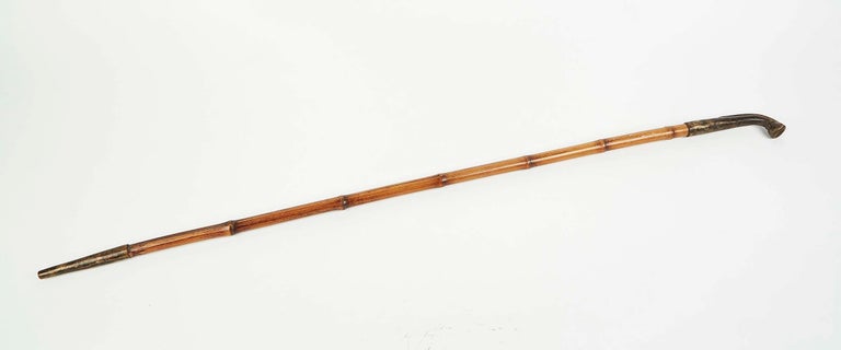 Japanese Bamboo and Brass Kiseru Pipe, Late 19th Century For Sale at ...