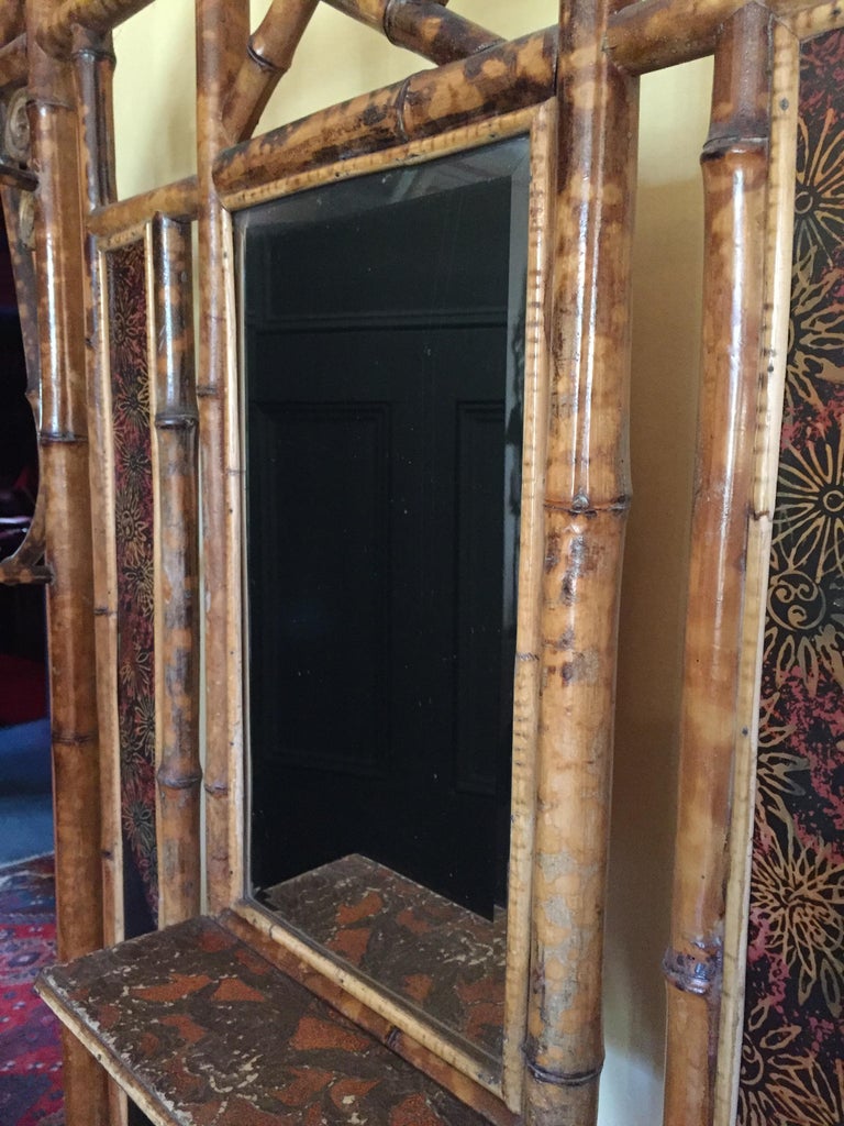 Japanese Bamboo and Lacquer Hall Stand, 19th Century Meiji Period ...