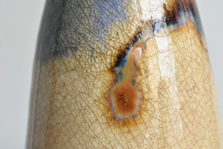 Japanese Beautiful Glaze Antique Pottery Vase/Edo Period/1800s/Aurora ...