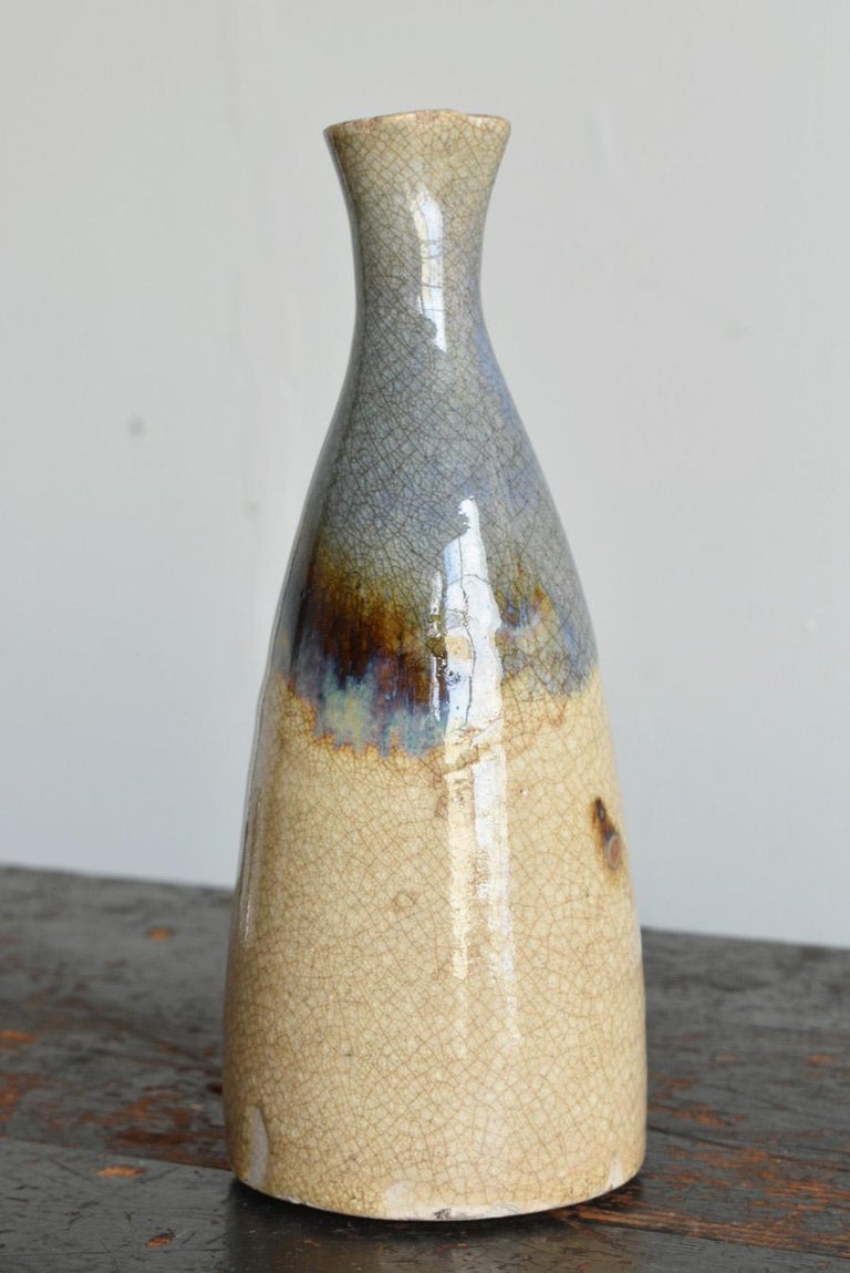 Japanese Beautiful Glaze Antique Pottery Vase/Edo Period/1800s/Aurora ...