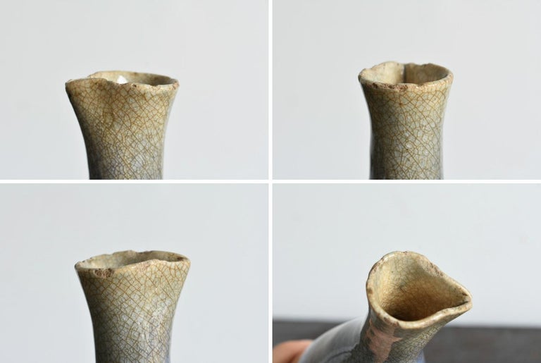 Japanese Beautiful Glaze Antique Pottery Vase/Edo Period/1800s/Aurora ...