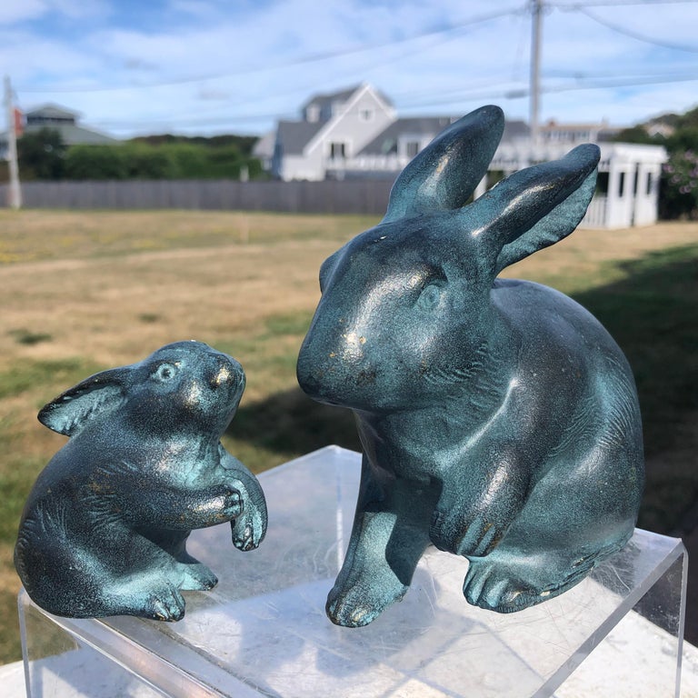 Japanese Big Blue Rabbits at 1stDibs