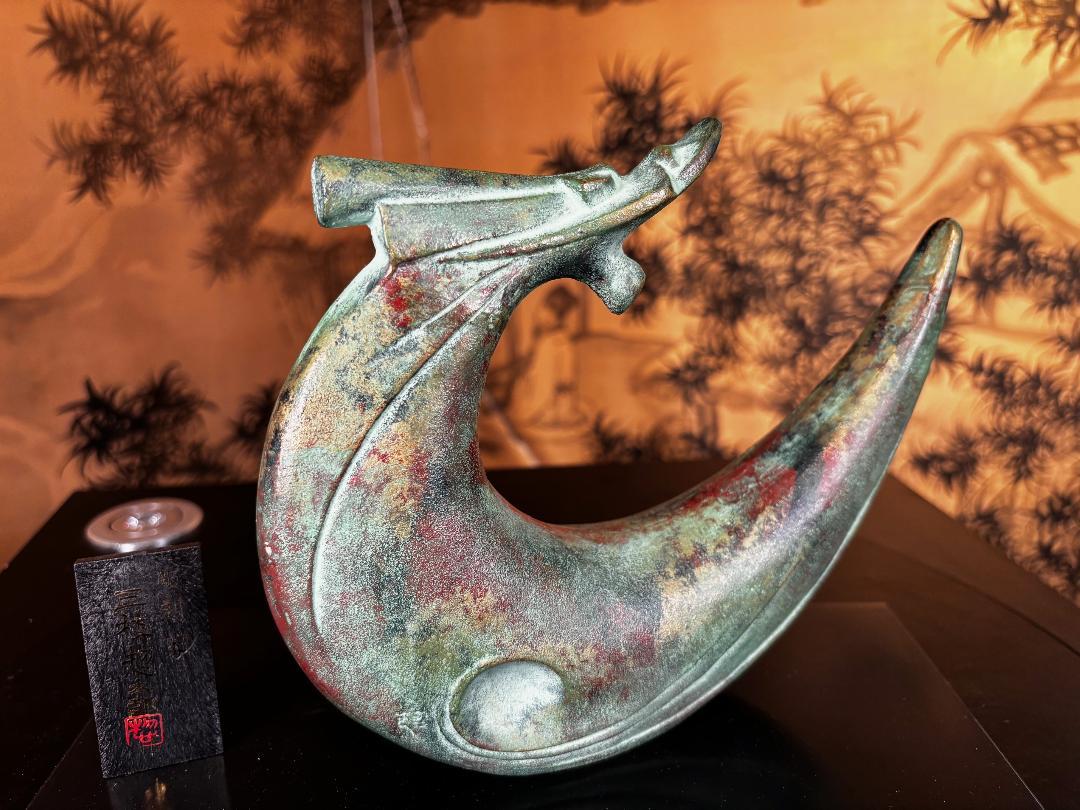 Japanese Big Gilt Bronze Year Of Dragon Master Work, Sotaro For Sale at ...