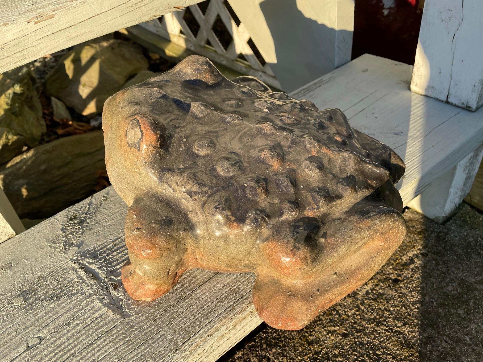 Japanese Big Old Garden Bull Frog Toad at 1stDibs | big old bullfrog ...