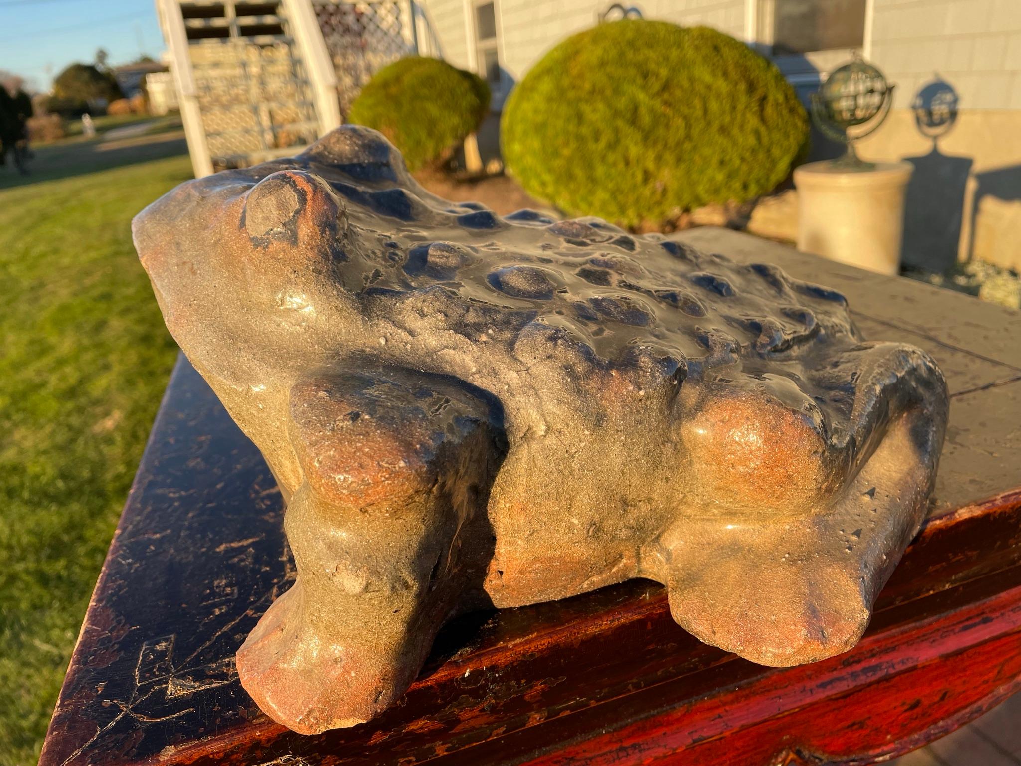 Japanese Big Old Garden Bull Frog Toad at 1stDibs | big old bullfrog ...