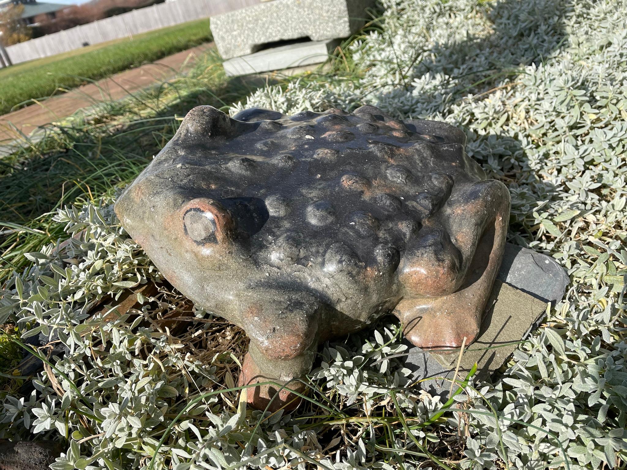 Japanese Big Old Garden Bull Frog Toad at 1stDibs | big old bullfrog ...