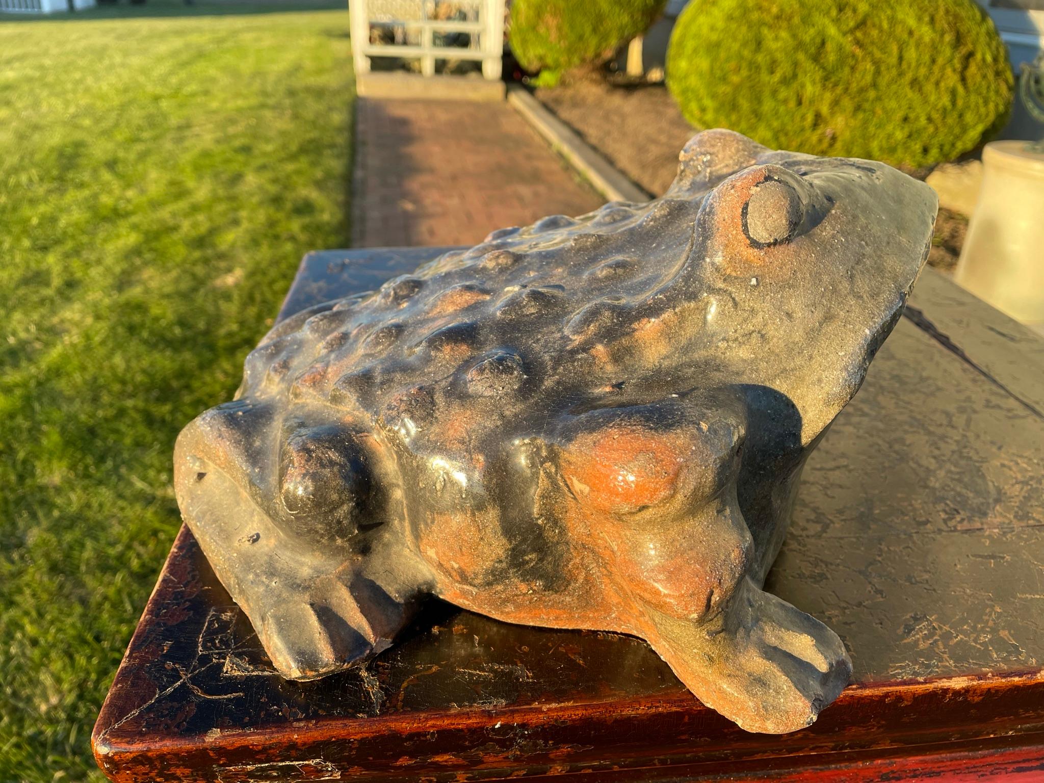 Japanese Big Old Garden Bull Frog Toad at 1stDibs | big old bullfrog ...