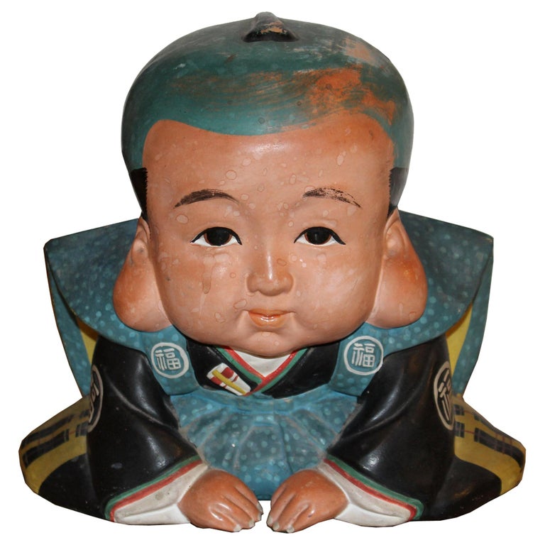 Japanese Blue Fukusuke For Sale at 1stDibs