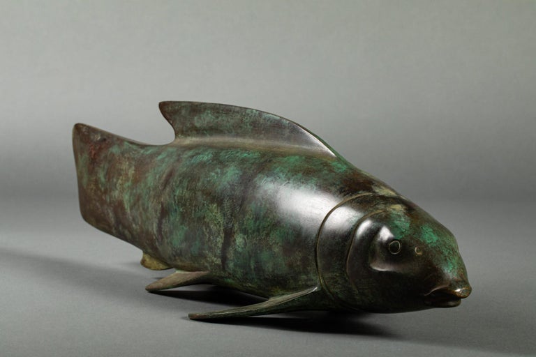Japanese Bronze Carp For Sale at 1stDibs