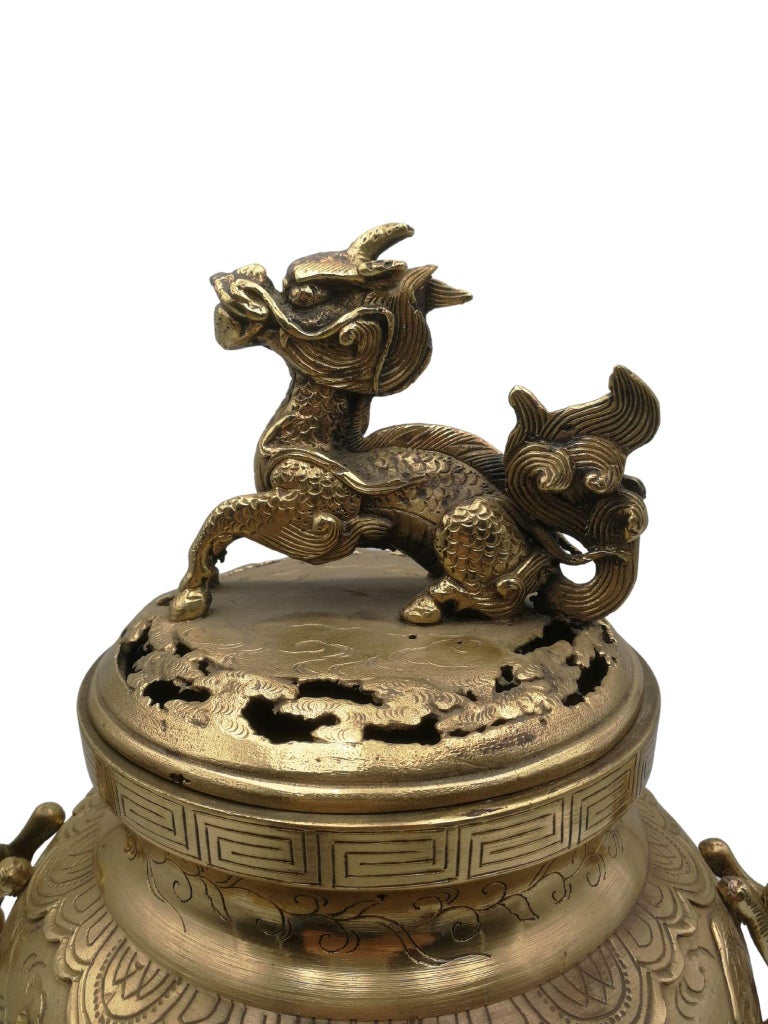 Japanese bronze Koro For Sale at 1stDibs