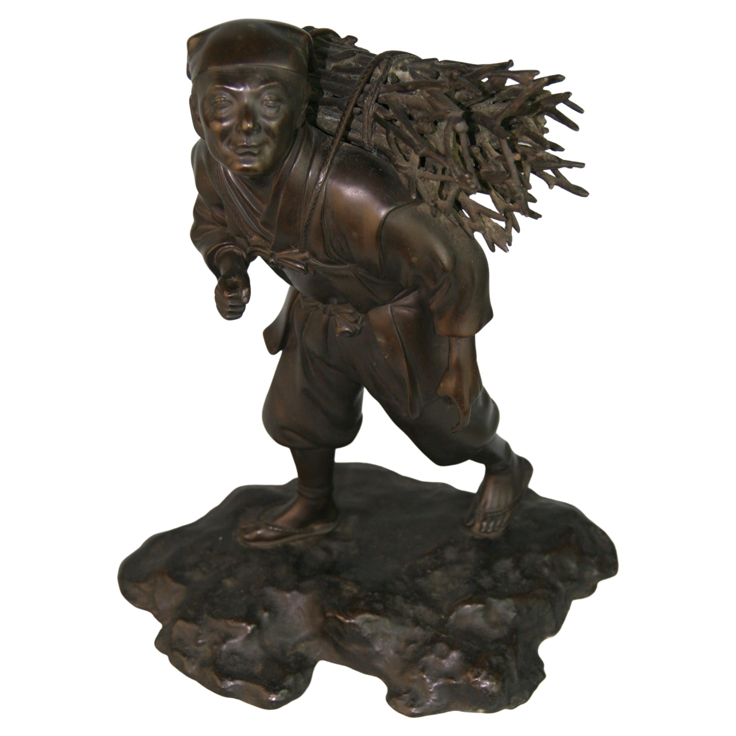 Miyao Influenced Japanese Bronze of Archer at 1stDibs
