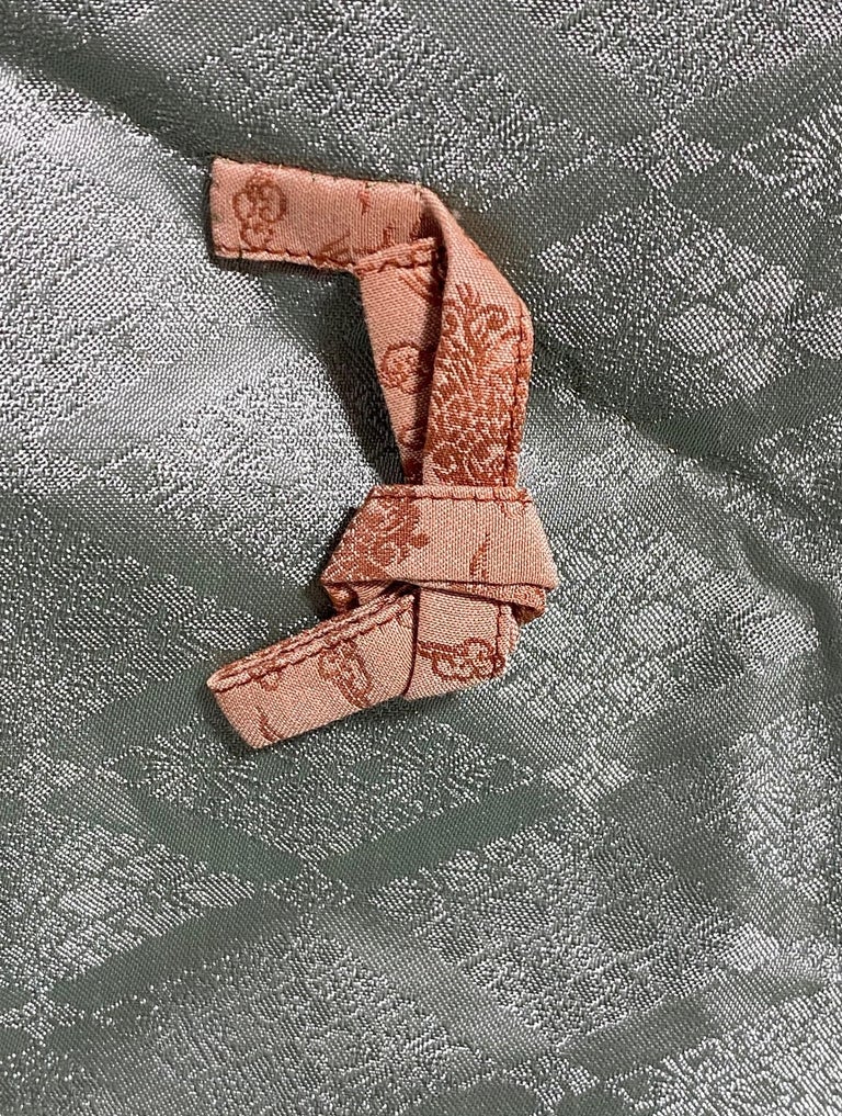 Japanese Buddhist Monk Priest 7 Column Silk Brocade Kesa Ceremonial ...