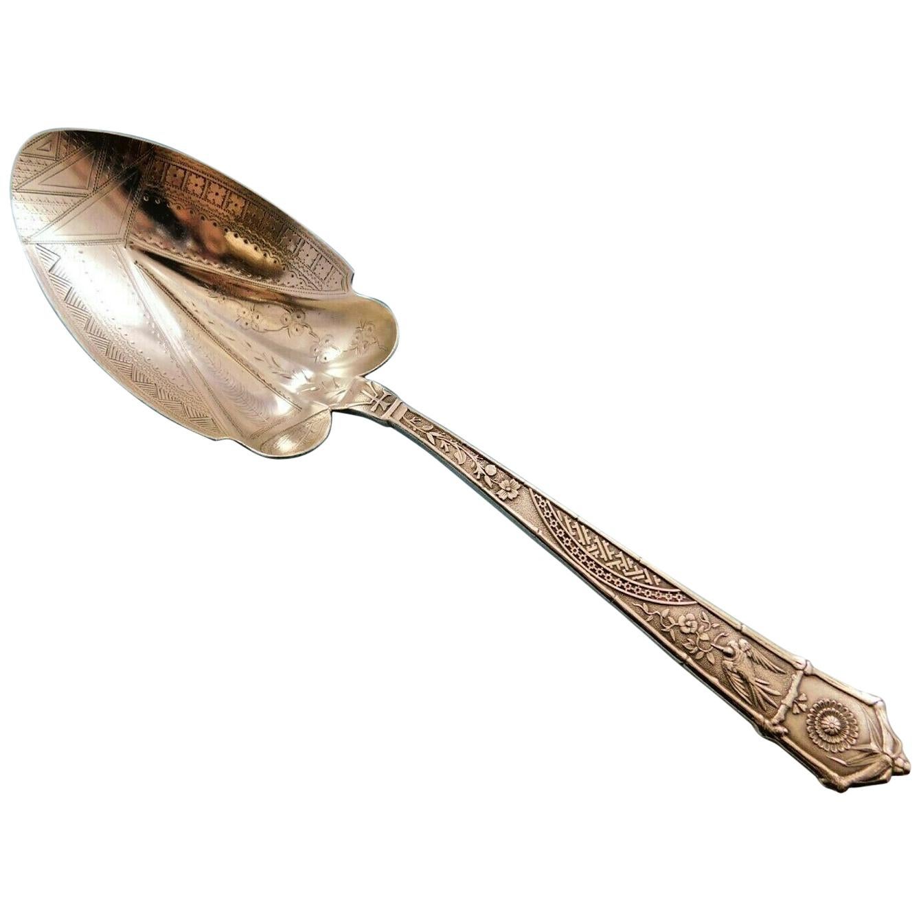 Japanese by Gorham Sterling Silver Lettuce Fork Brite Cut GW Serving ...