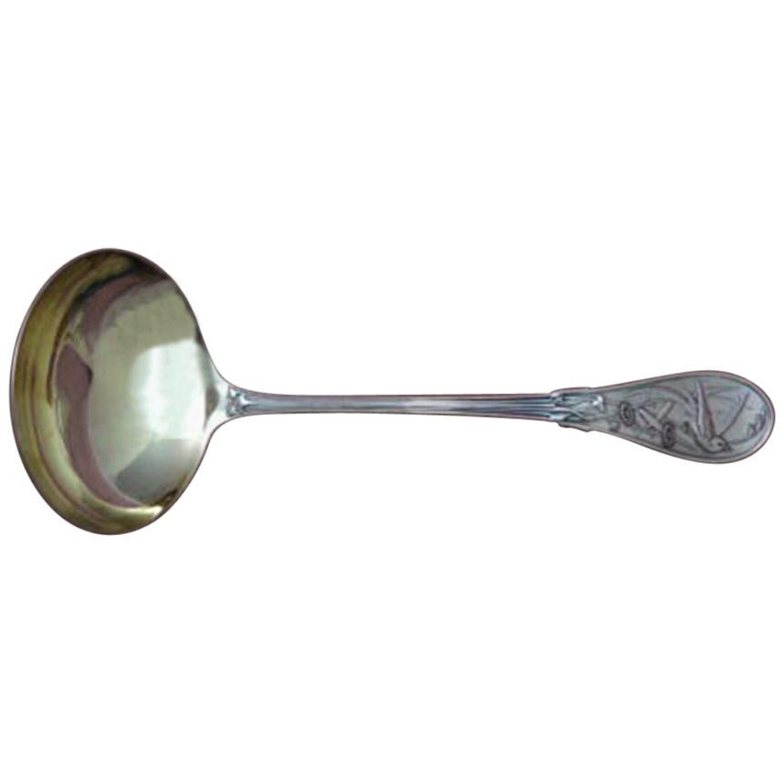 Pair of Brand New Cartier Solid Sterling Silver and Gold Gravy Ladles ...