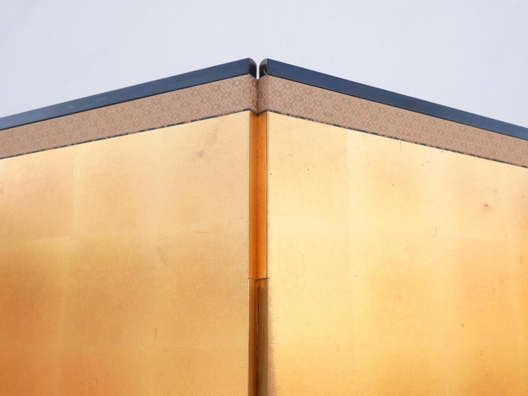 Japanese Byobu Golden Silkscreen Paravan, 1940s For Sale at 1stDibs ...