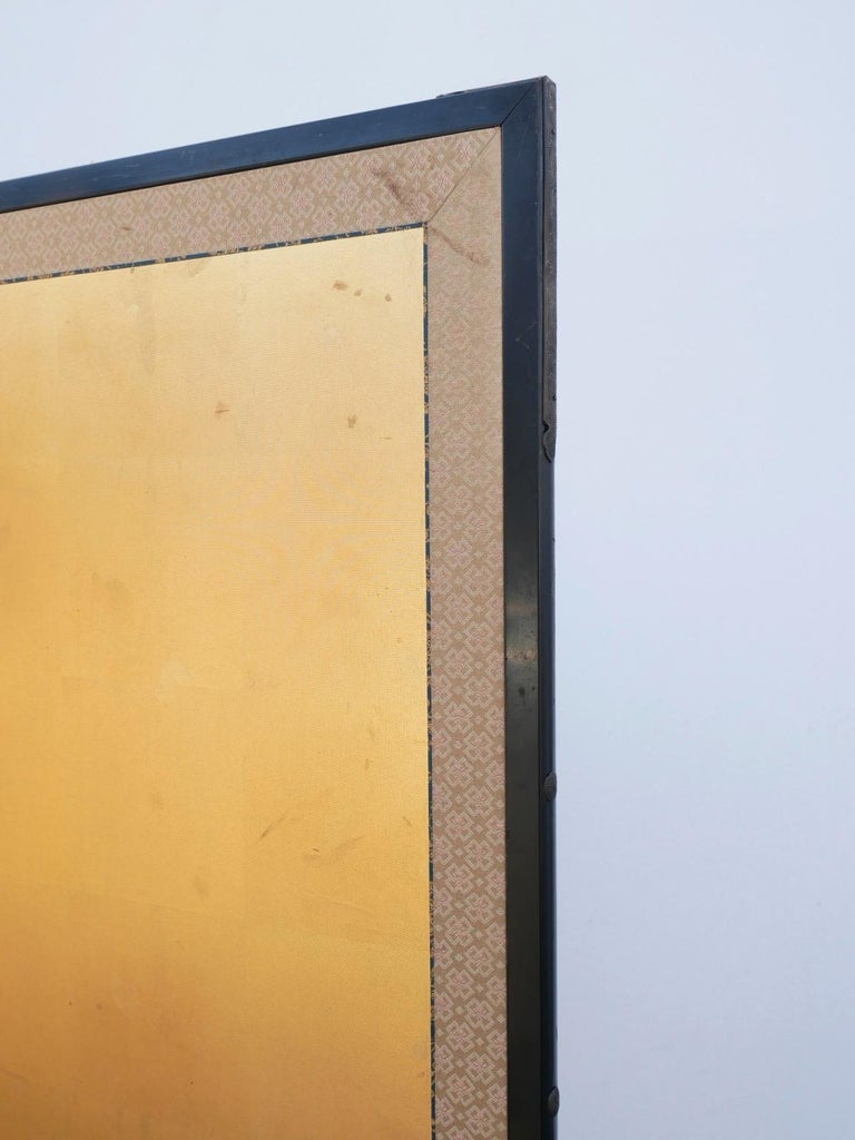 Japanese Byobu Golden Silkscreen Paravan, 1940s For Sale at 1stDibs ...