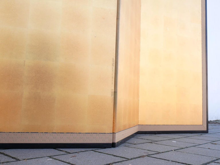 Japanese Byobu Golden Silkscreen Paravan, 1940s For Sale at 1stDibs ...