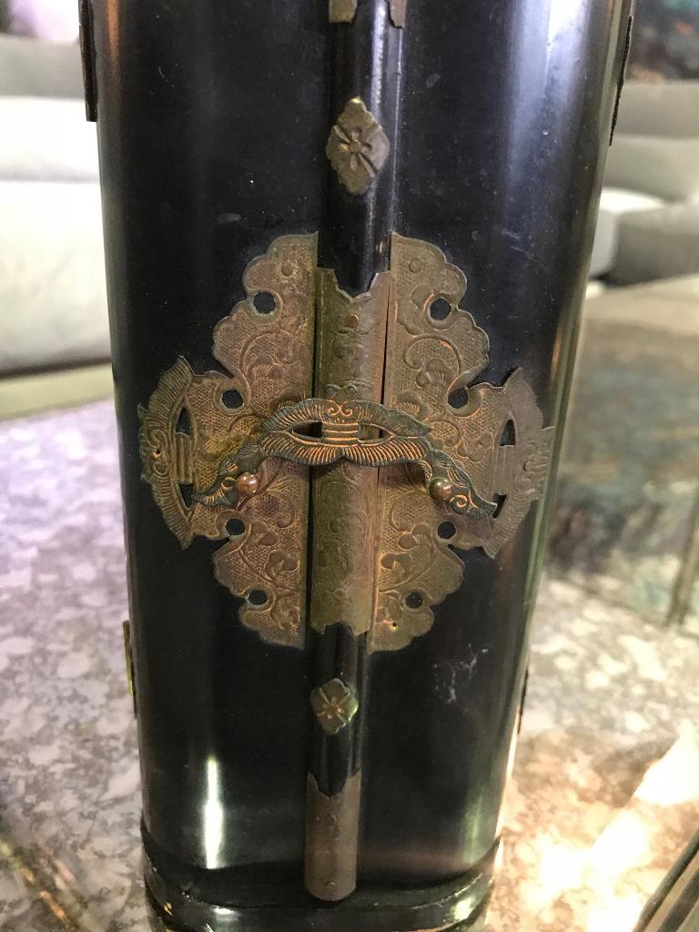 Japanese Carved Wood, Gilt and Lacquer Buddhist Traveling Zushi Shrine ...