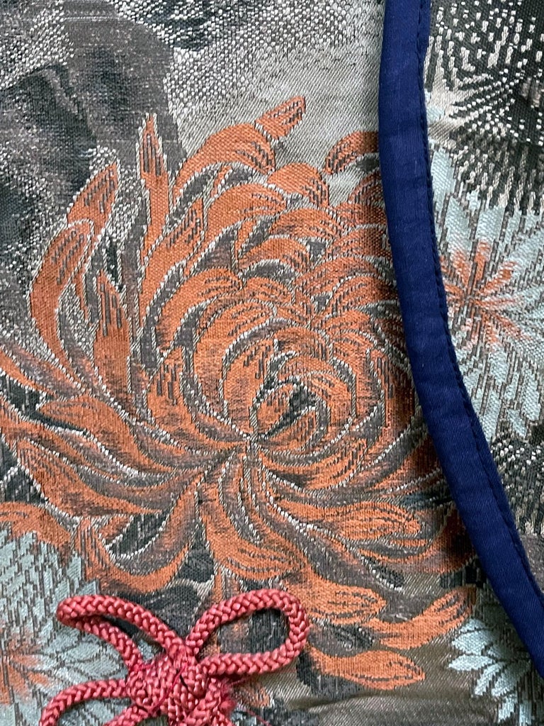 Japanese Ceremonial Brocade Jinbaori Vest Jacket For Sale at 1stDibs